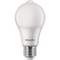 Philips Motion & Daylight Sensor LED A19 Light Bulb 60W SW MTN, Each ...