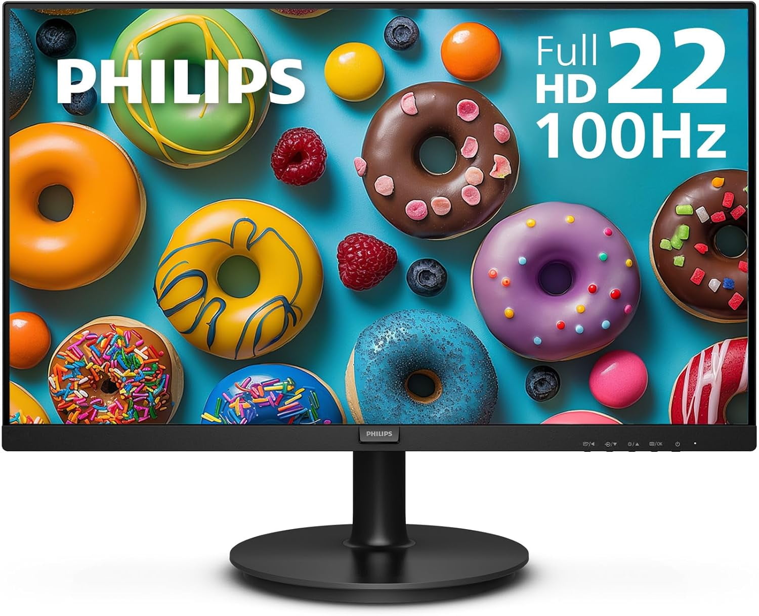 Philips New 27-inch Class Thin Full HD (1920 x 1080) 100Hz Monitor ...