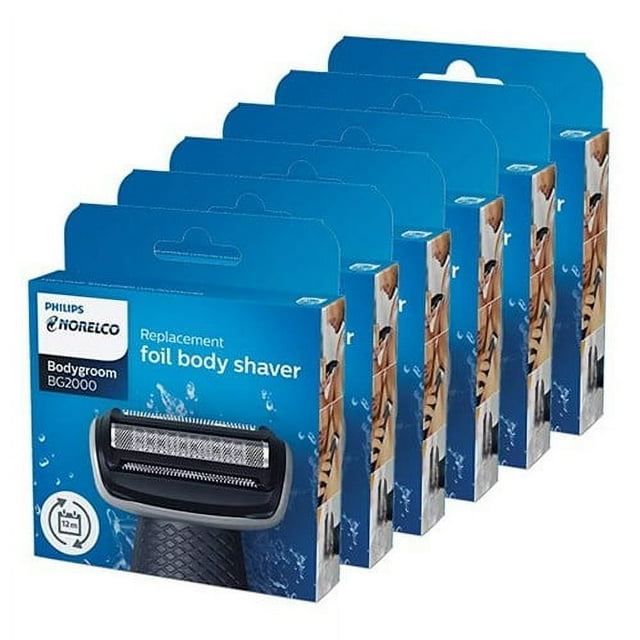 Philips Norelco BG2000 Replacement Shaver Foil Head- (6 Pack) - Walmart.com