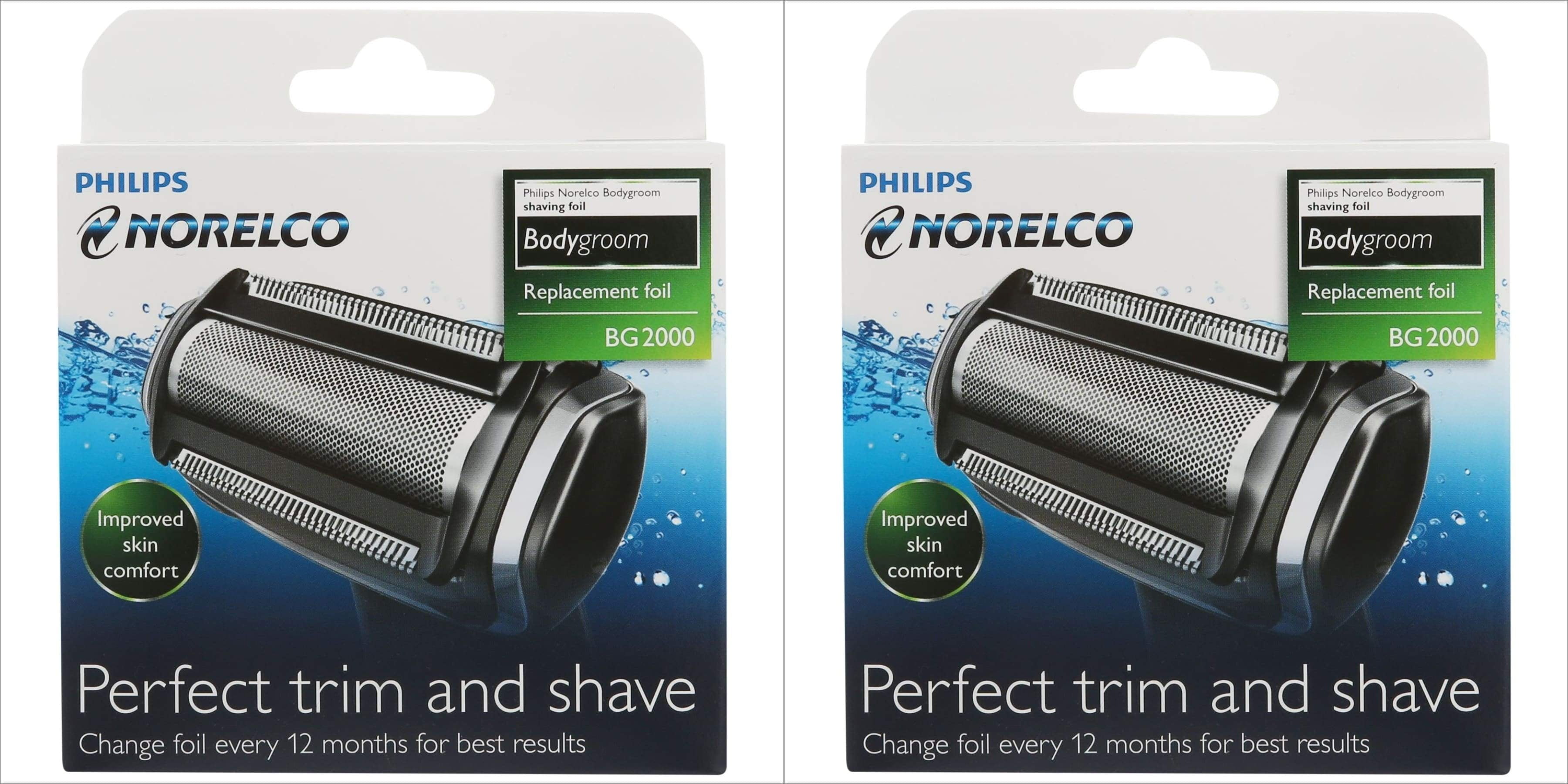 (2 pack) Philips Norelco Bodygroom Replacement Trimmer/Shaver Foil ...