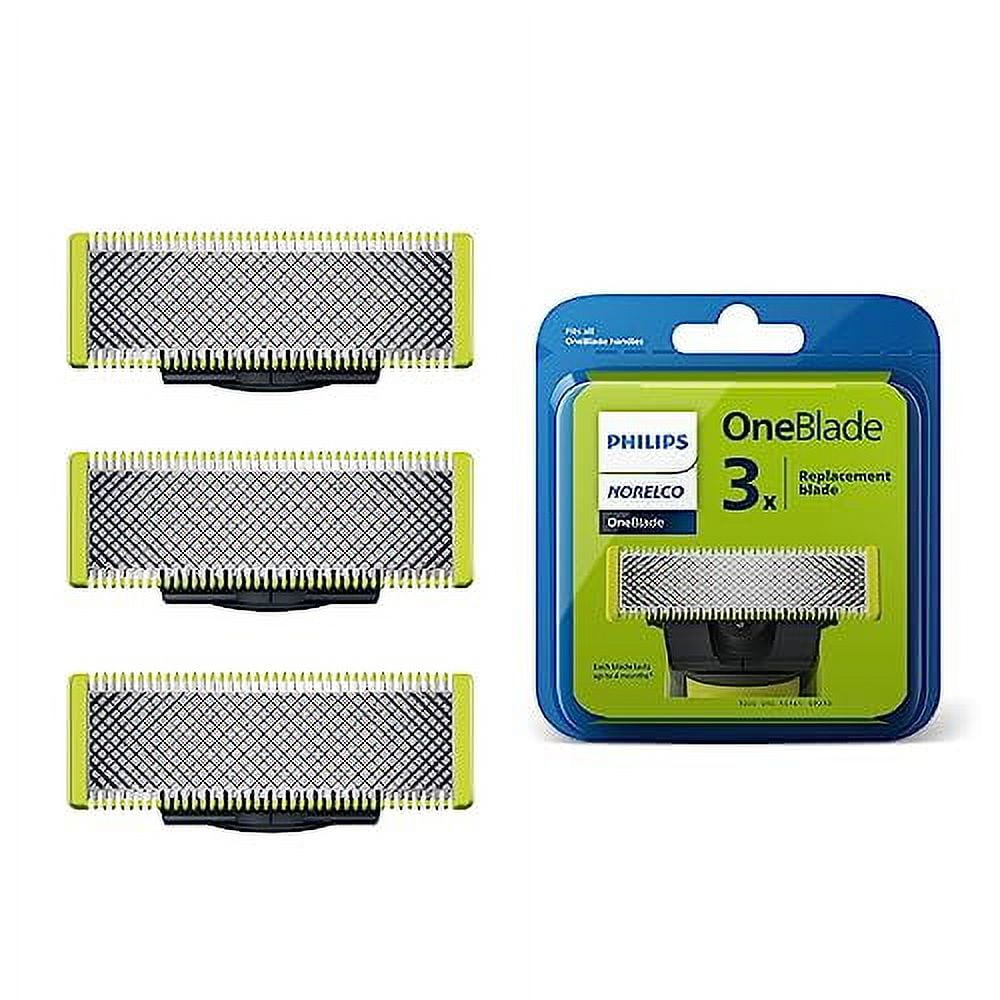 Philips Norelco Genuine OneBlade Replacement Blades, 3 Count, QP230/80 ...