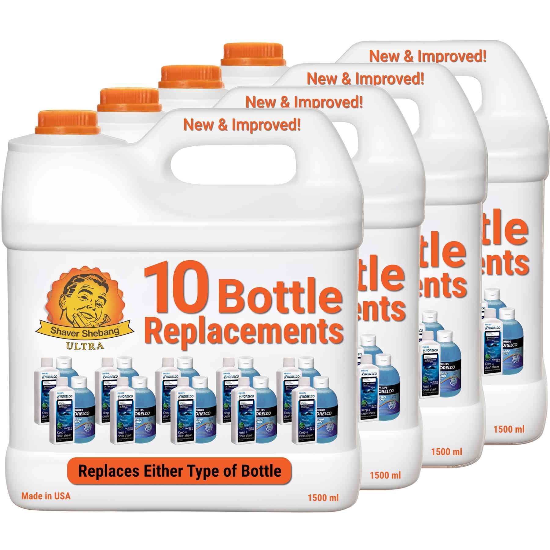 Philips Norelco Jet Clean HQ200, replace 40 bottles from 4 Shaver ...