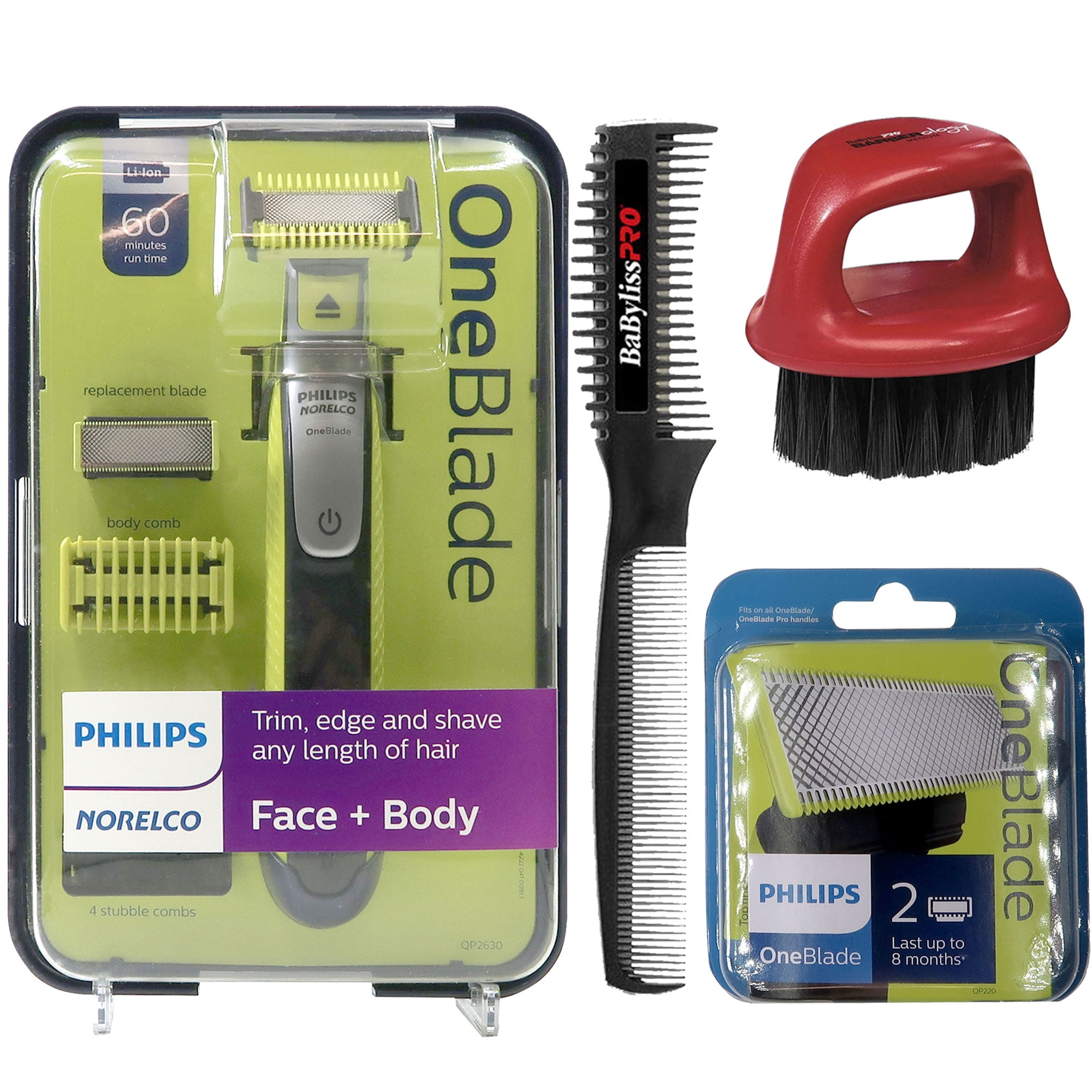 Philips Norelco OneBlade 360 Face Electric Razor, Beard Trimmer QP2724 ...