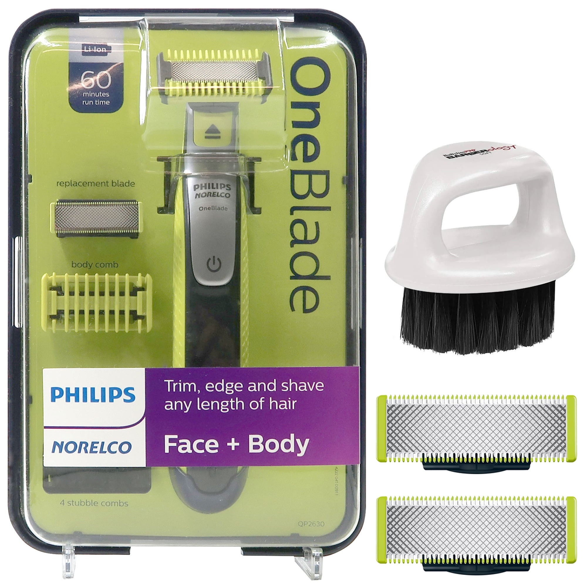 Philips Norelco OneBlade Face Body hybrid electric trimmer with ...