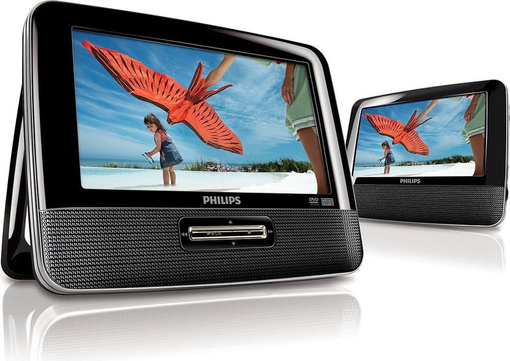 Philips PD7012 7-Inch LCD Dual Screen Portable DVD Player - New ...