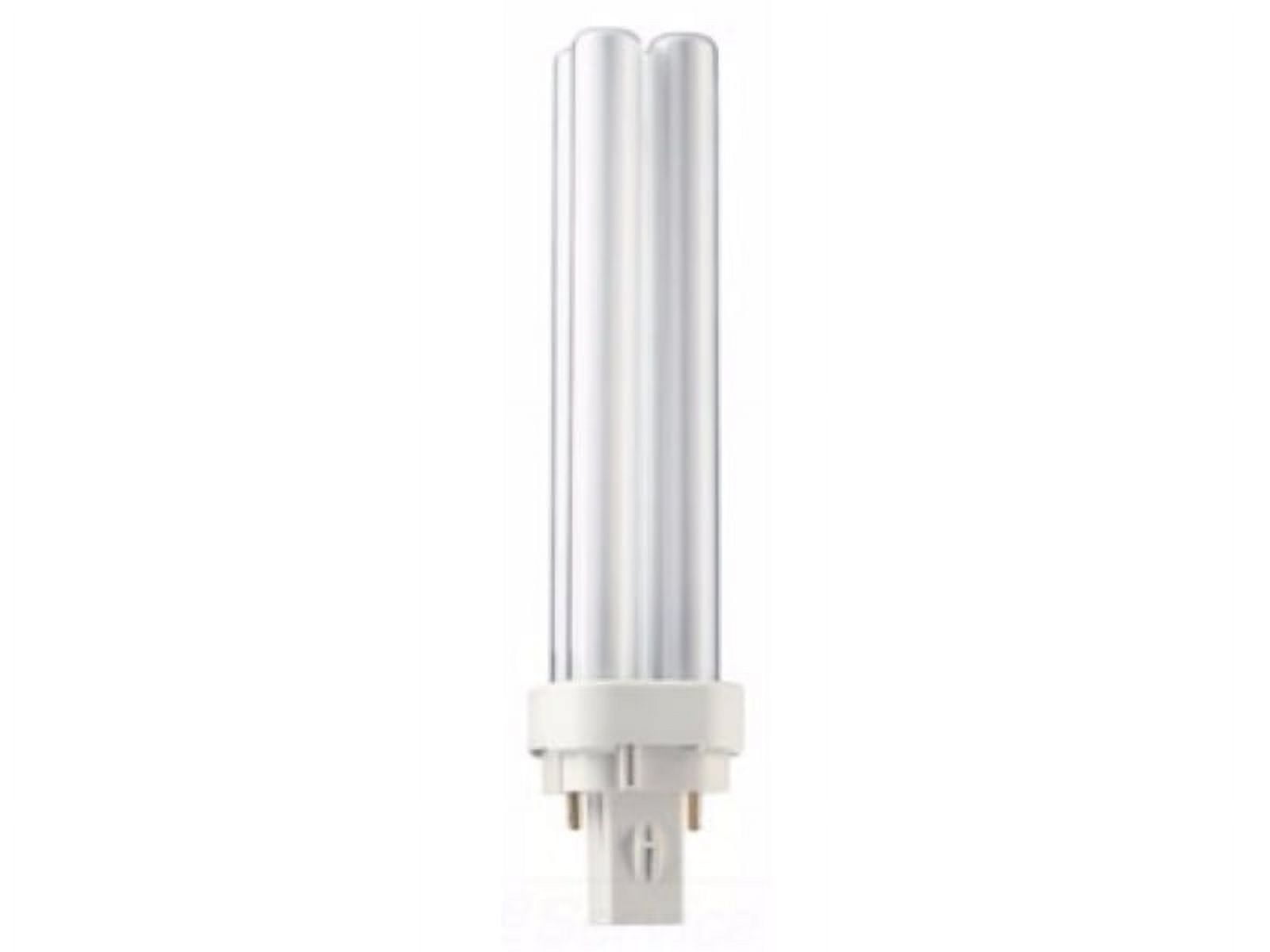 Philips PL-C 18W 2700K G24D-2 Double Tube 2-Pin Fluorescent Light Bulb ...