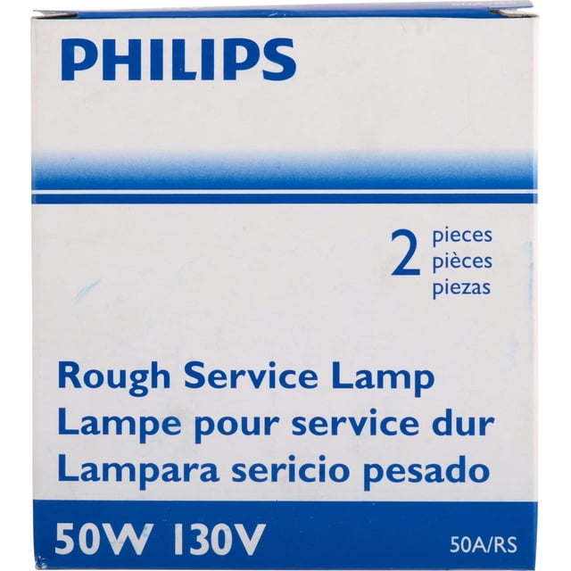 Philips Rough Service Bulb 50A/RS, Pack of 2 - Walmart.com