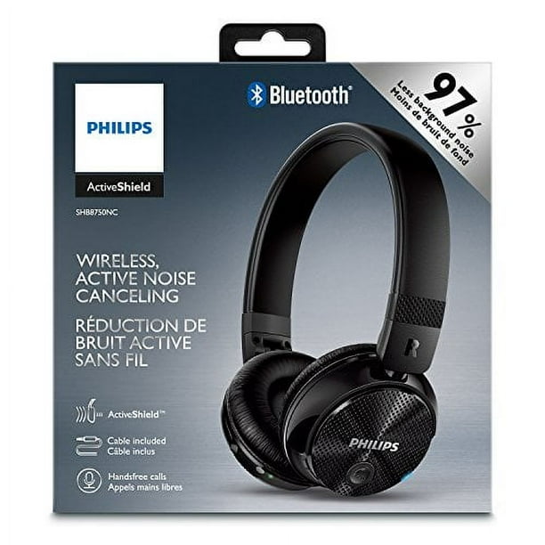 Philips SHB8750NC - Headphones - on-ear - Bluetooth - wireless - NFC ...