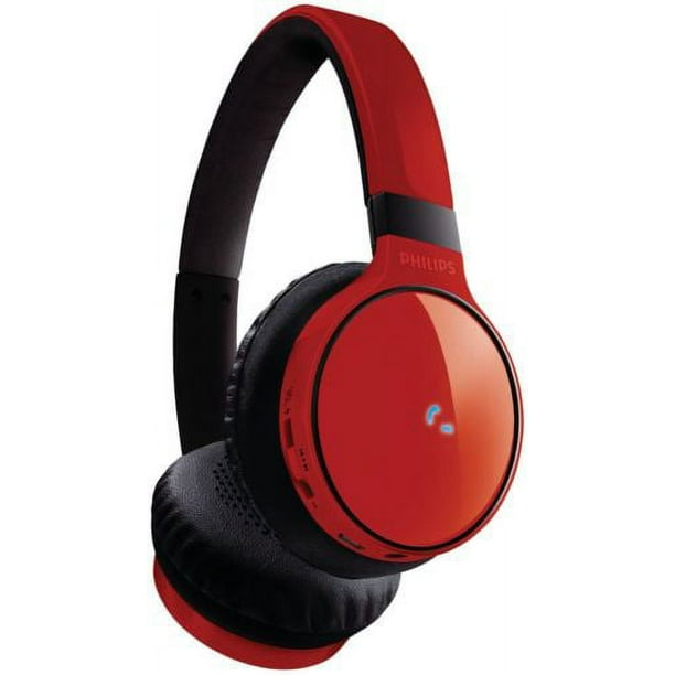 Philips SHB9100RD/28 Bluetooth Stereo Headset (Red) - Walmart Business ...