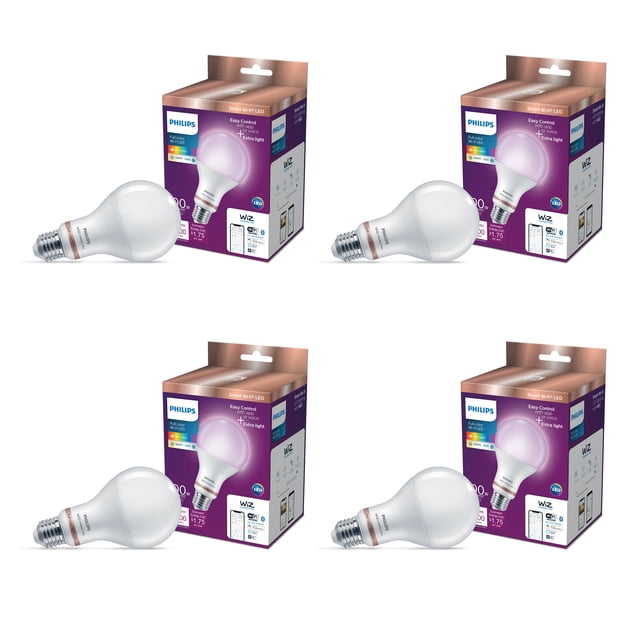 Philips Smart LED 100-Watt A21 General Purpose Light Bulb, Frosted ...