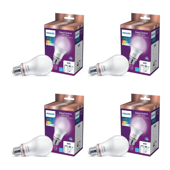 Philips Smart LED 60-Watt A19 General Purpose Light Bulb, Frosted ...
