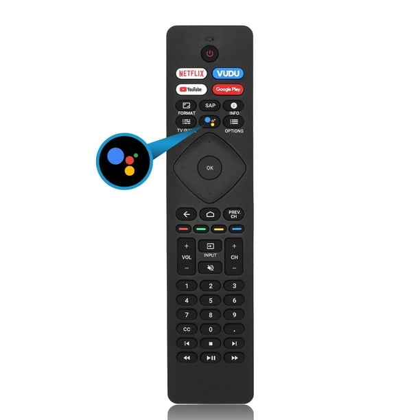 Philips Smart TV Universal Voice Remote with Shortcut Buttons - Walmart ...