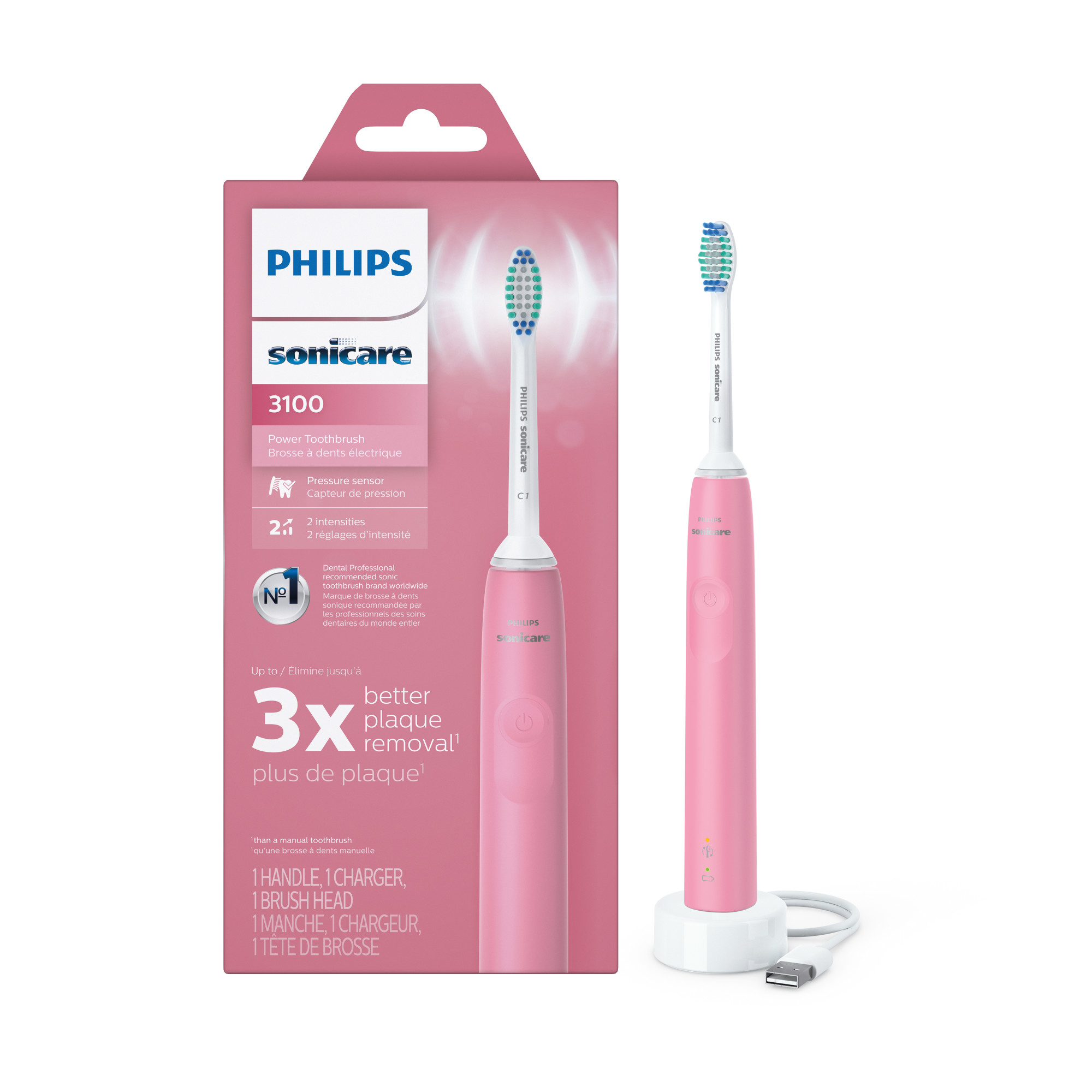 Philips Sonicare Dailyclean 1100 Rechargeable Electric Toothbrush ...