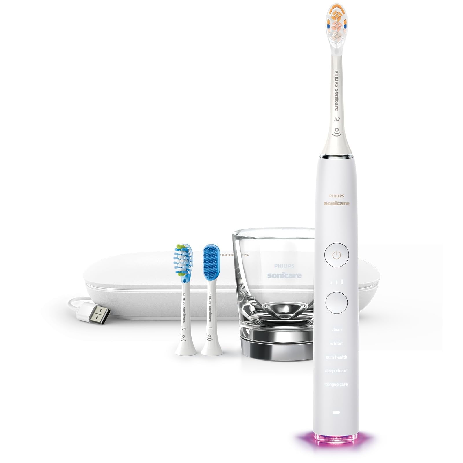 Philips Sonicare DiamondClean Smart 9500 Electric Toothbrush, Sonic ...