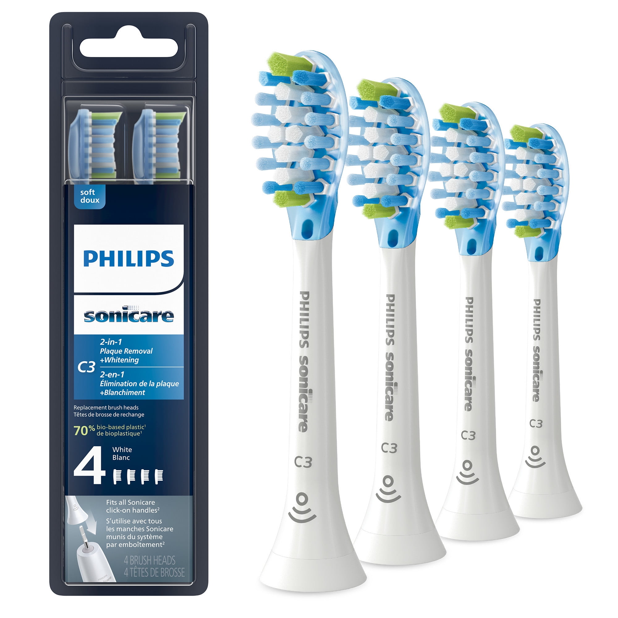 Philips Sonicare 2-In-1 Plaque Removal + Whitening (C3) Replacement ...