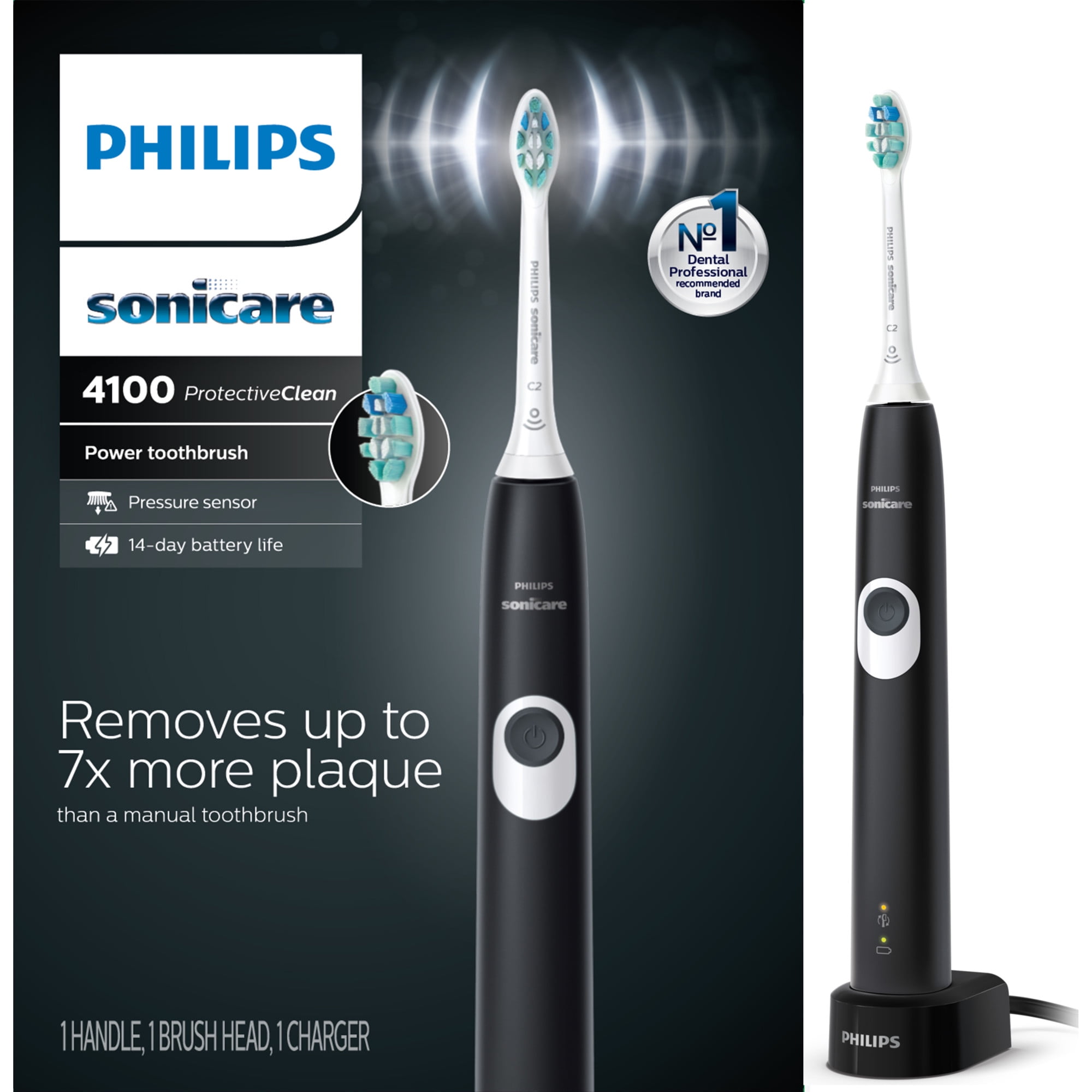 Philips Sonicare ProtectiveClean 4100 Electric Toothbrush ...