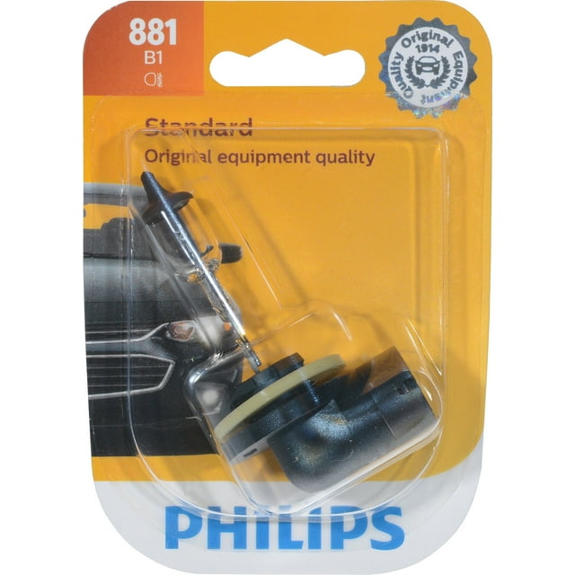Philips Standard Fog Light 881, Pgj13, Glass, Always Change In Pairs ...