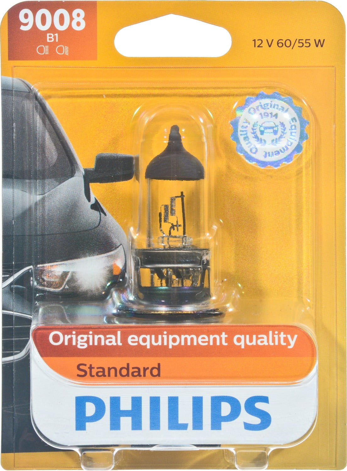 Philips Standard Headlight 9008, P26,4T, Clear, Always Change In Pairs ...