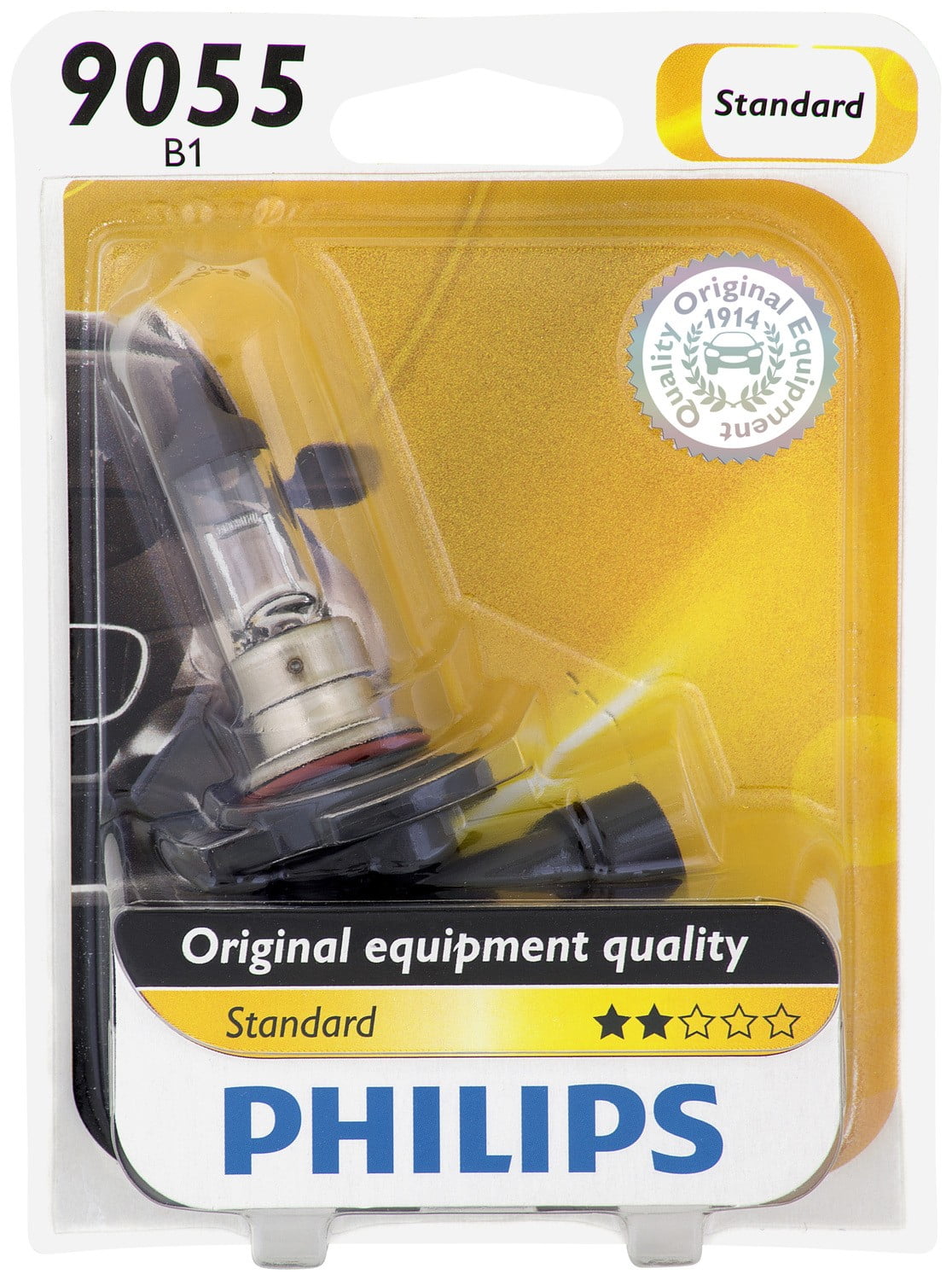 Philips Standard Headlight 9055, Pz20D, Glass, Always Change In Pairs ...