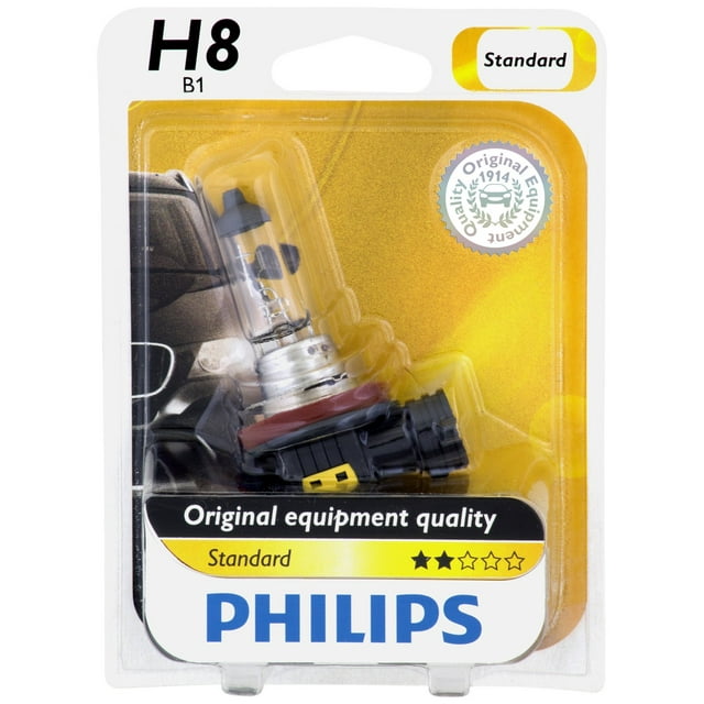 Philips Standard Headlight H8, Pgj19-1, Glass, Always Change In Pairs ...