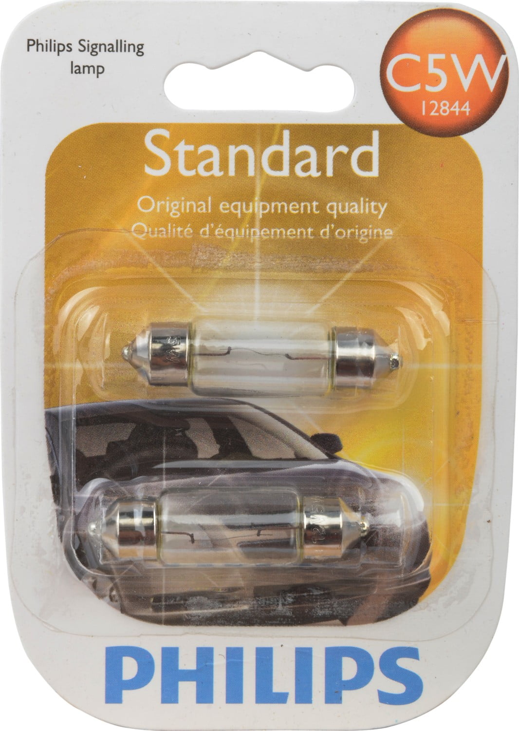 Philips Standard Minature 12844, Sv8,5, Glass, Always Change In Pairs ...