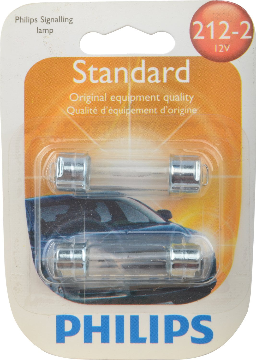 Philips Standard Miniature 212-2, Clear, 1, Always Change In Pairs ...