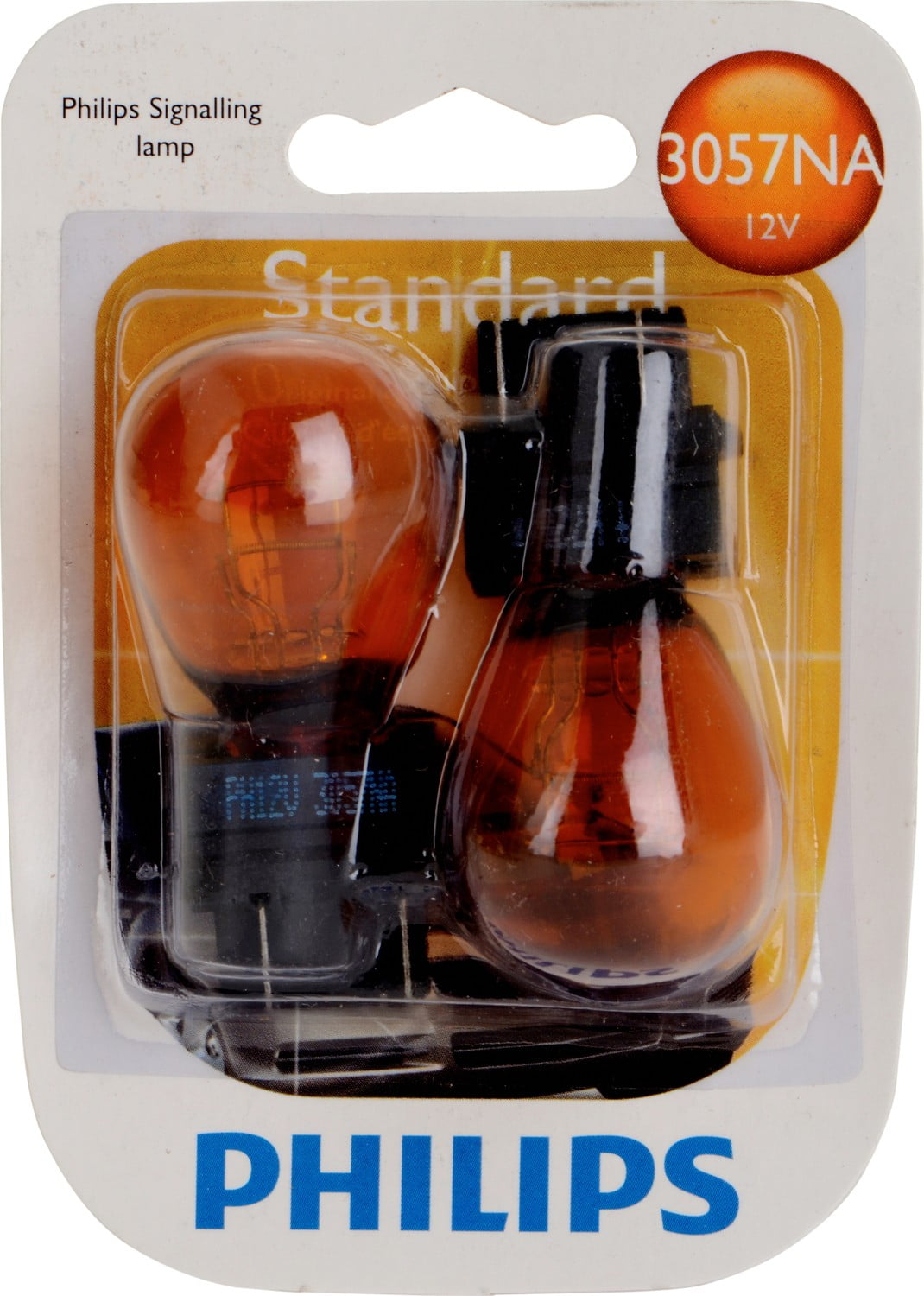 Philips Standard Miniature 3057Na, Amber, Push Type, Always Change In ...