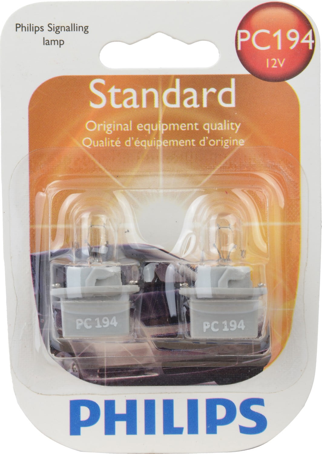 Philips Standard Miniature Pc194, , , Always Change In Pairs! - Walmart.com
