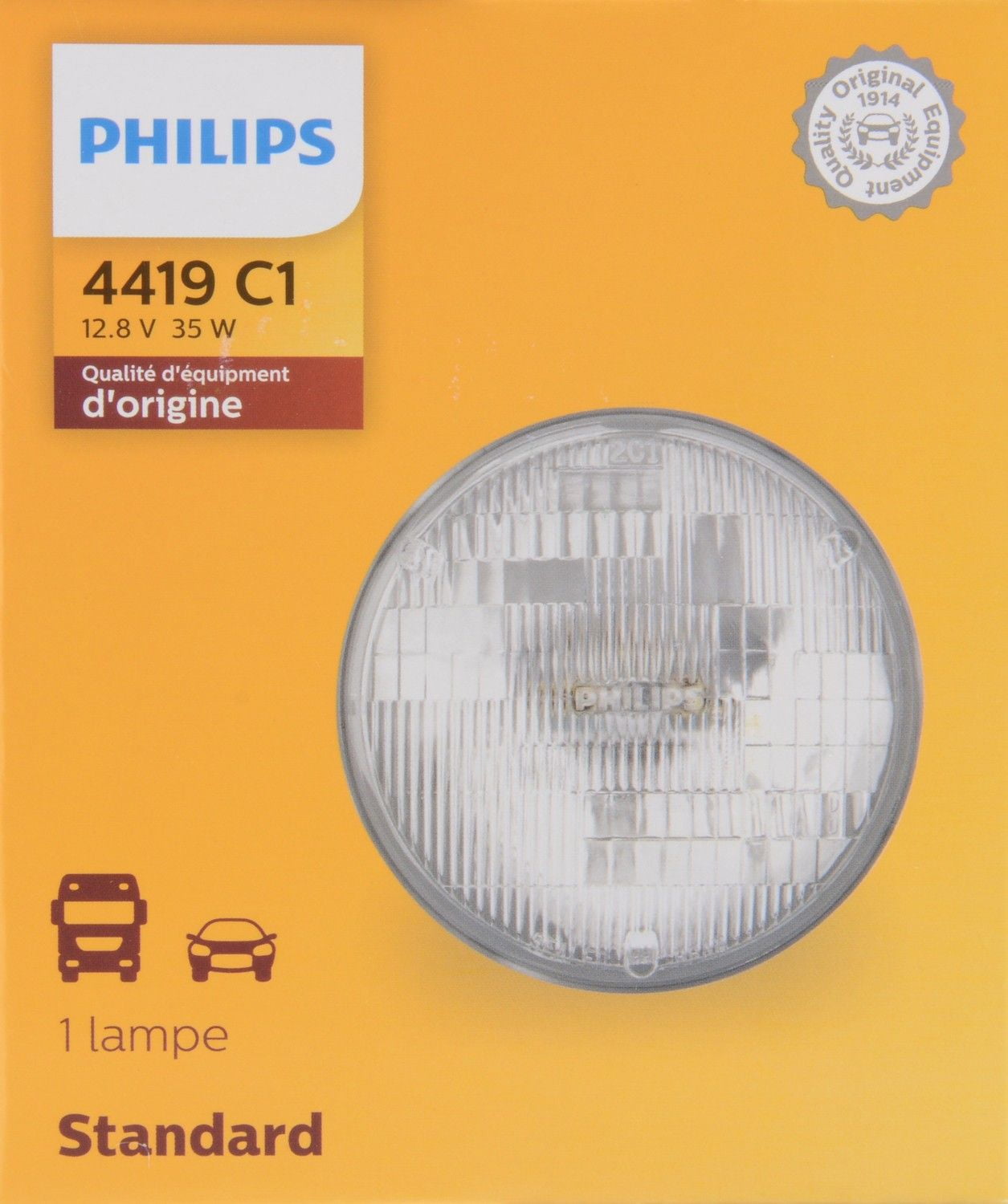 Philips Standard SeaLED Beam 4419, M-P, Glass, Always Change In Pairs ...