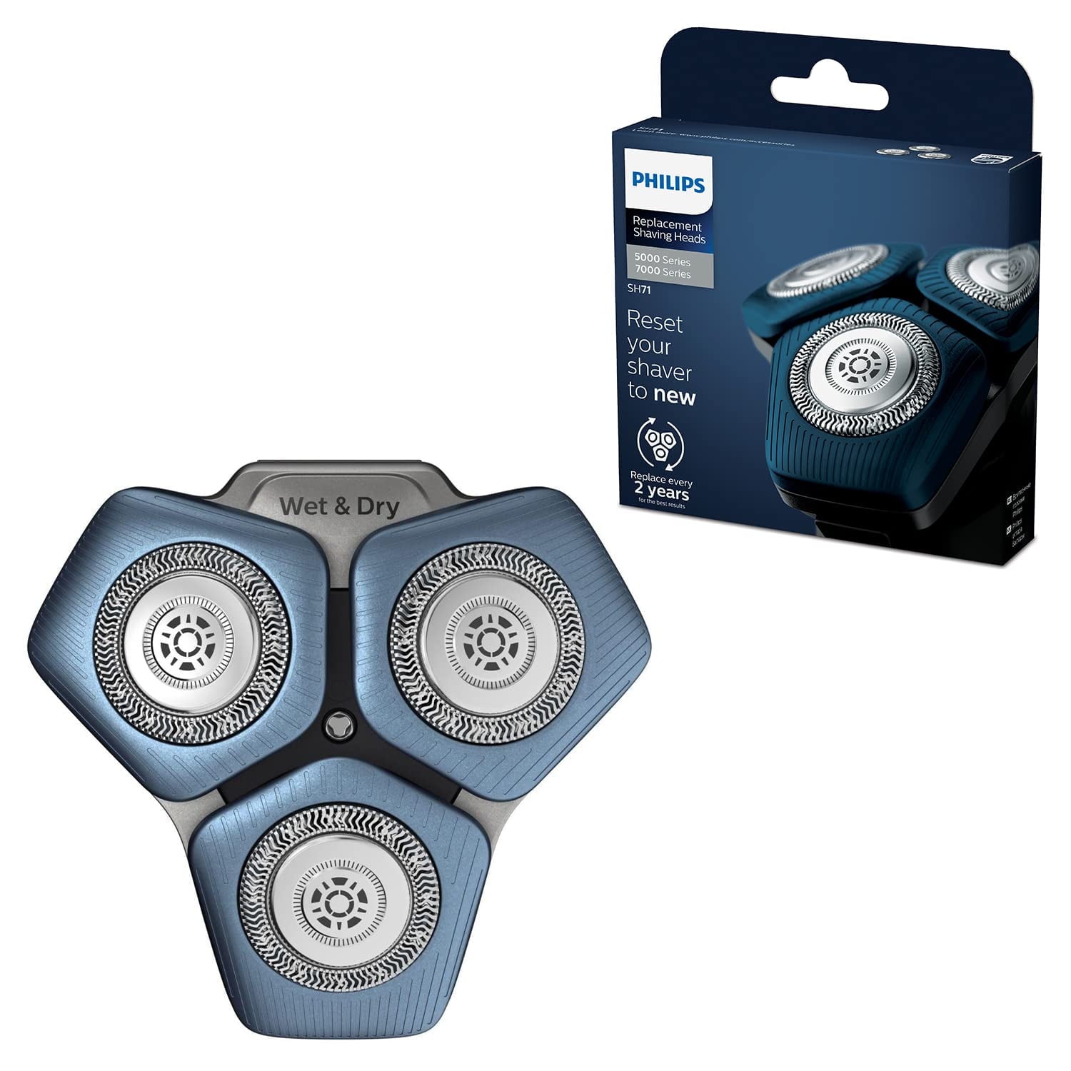 Philips SteelPrecision Shaving Heads for S7000 and S5000 - Walmart.com