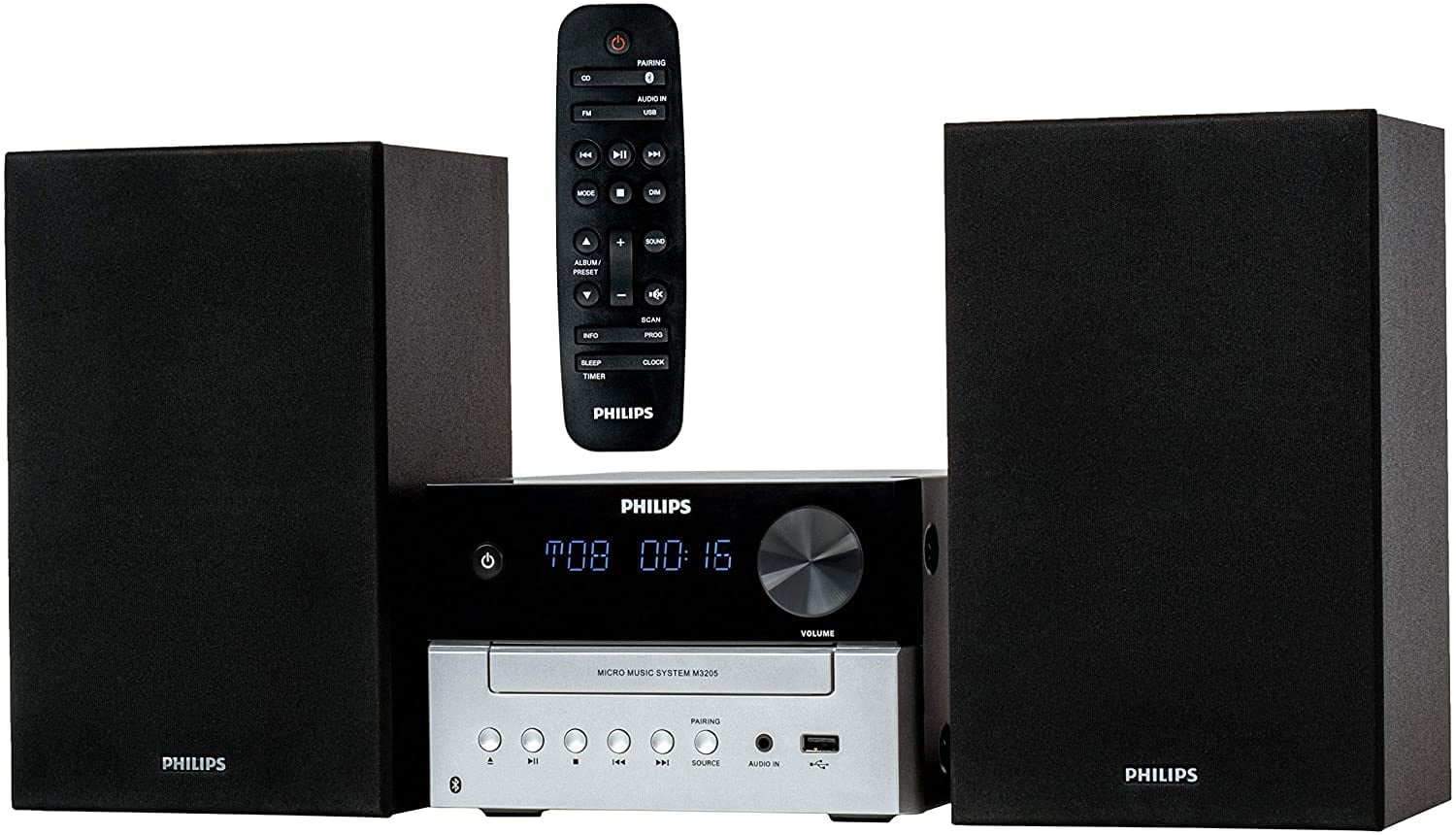 Philips Home CD Player, Mini Component Bluetooth Micro Music System ...