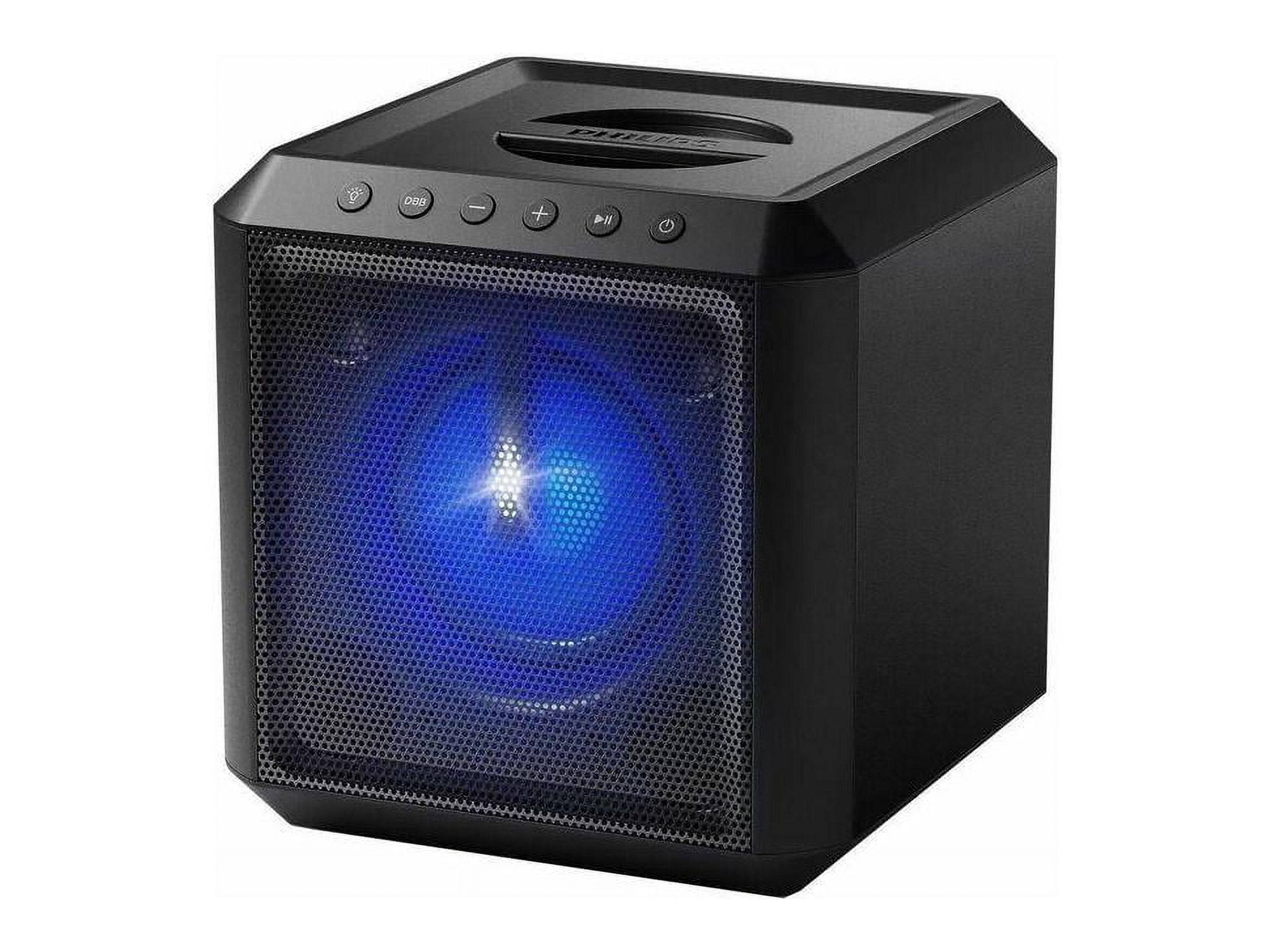 Philips TAX4207 Bluetooth Portable Party Cube Speaker, LED Lighting, 12 ...