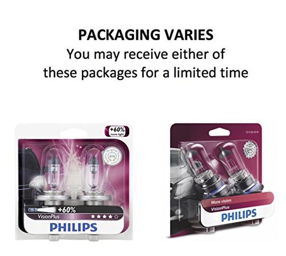 Philips VisionPlus headlight 9004, Pack of 2 - Walmart.com