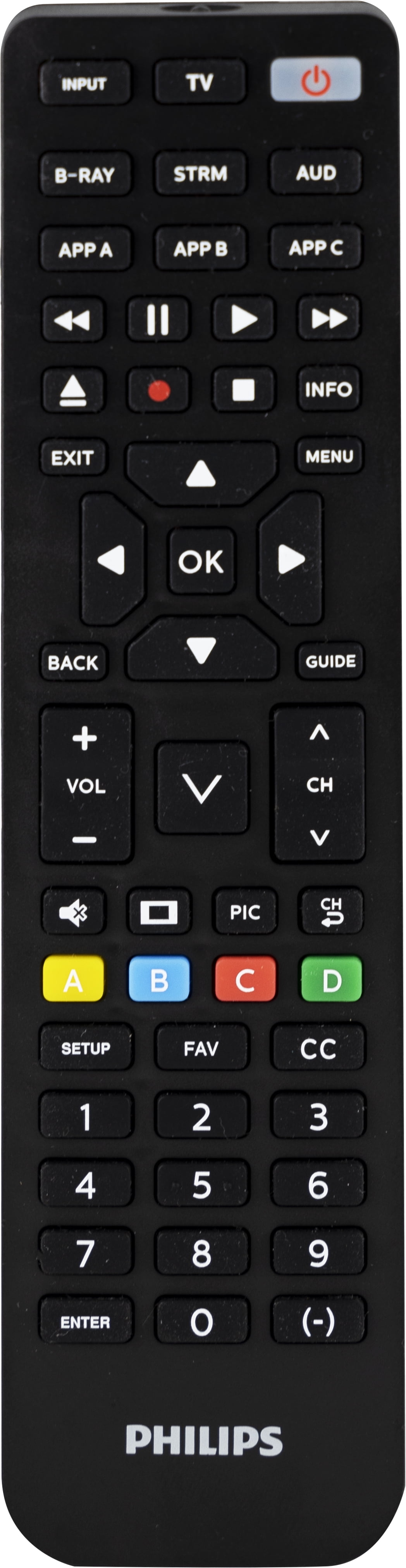 Philips Vizio TV Remote Replacement, Universal Remote Control, 4 Device ...