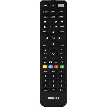 Philips 6-Device Universal TV Remote Control in Brushed Graphite ...