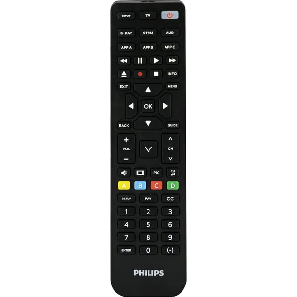 Philips Vizio TV Remote Replacement, Universal Remote Control, 4 Device ...