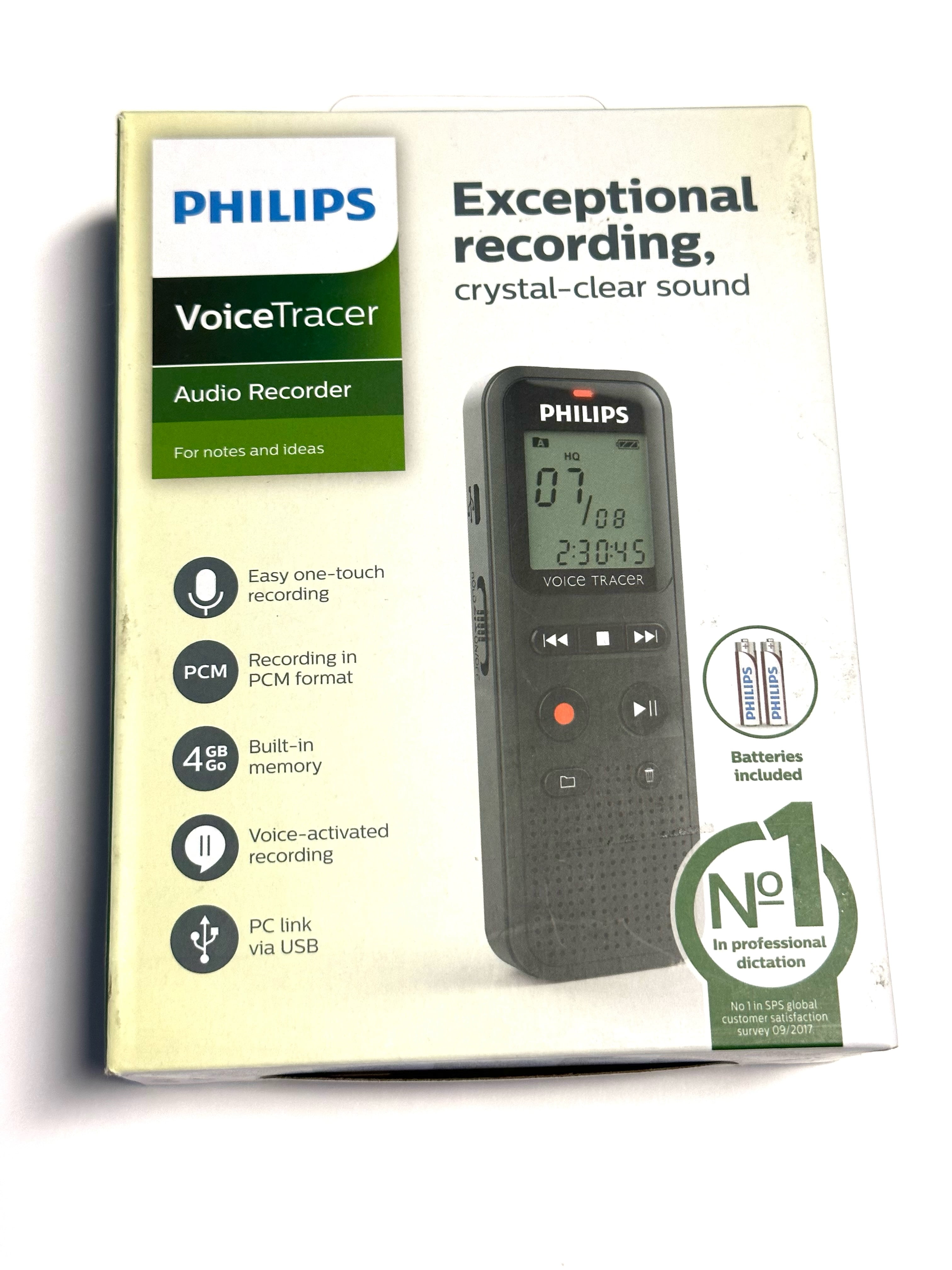 Pre-Owned Philips VoiceTracer DVT1150 Audio Recorder ( ) - Walmart.com