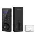 Philips WiFi Fingerprint Touchscreen Smart Door Lock Deadbolt, Matte ...