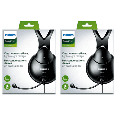 PHILIPS Over-Ear Stereo Headphones with 6.3mm Adapter, Jack Cable for ...