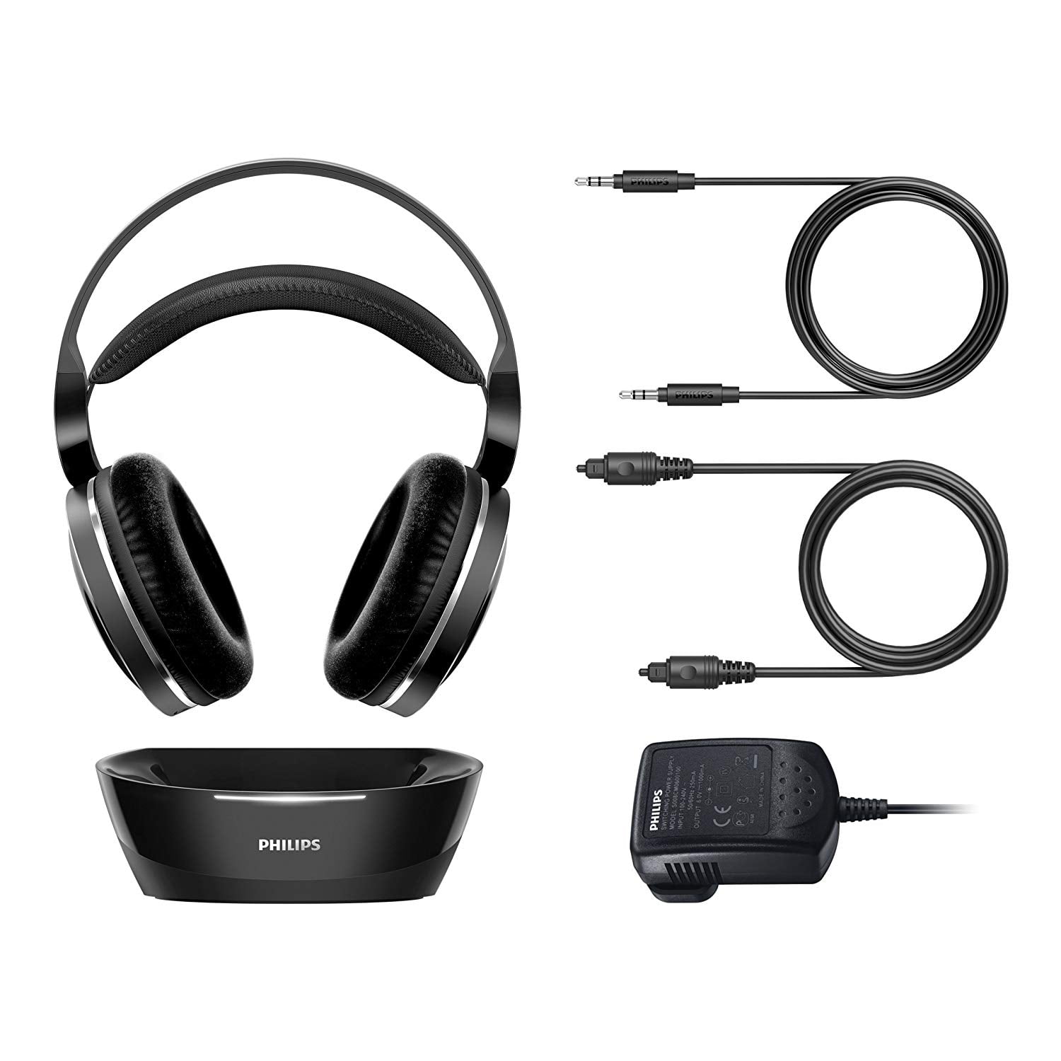 Philips Wireless Over-Ear TV Headphones Wireless Hi-Fi Headphones ...