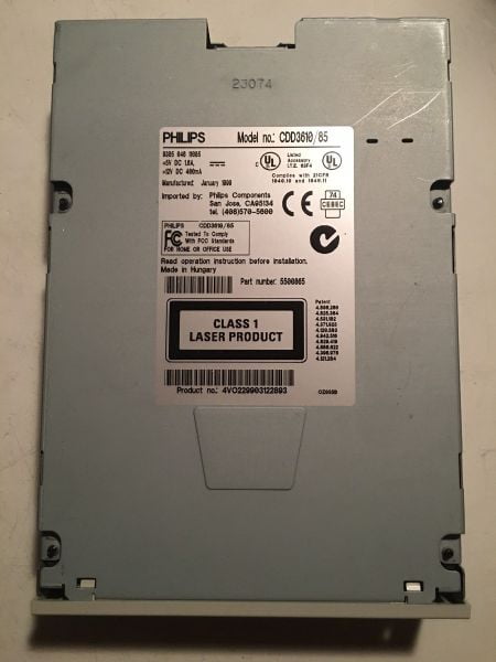 Philips cdd3610/85 cdrw 2x2x6x internal ide beige - Walmart.com