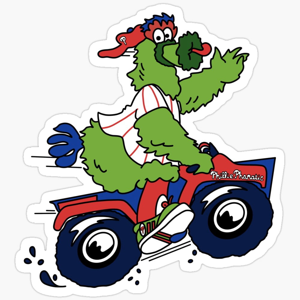 Phillie Phanatic Sticker Baseball Sticker, Football Sticker, Basketball ...