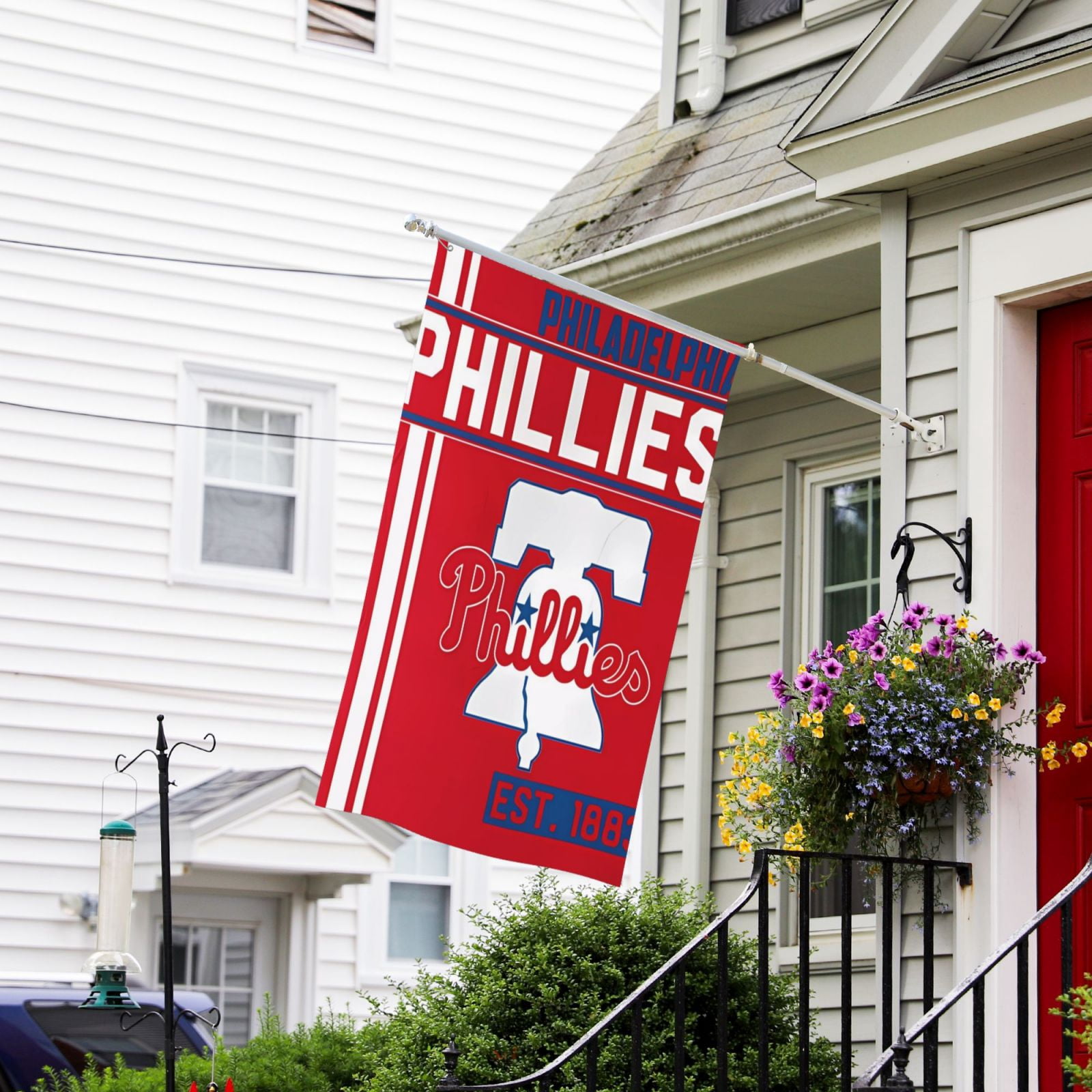 Phillies Baseball Team 3x5ft Outdoor Decorative House Flag - Single ...