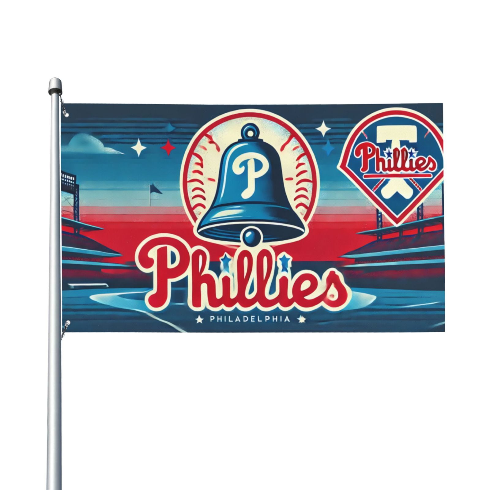 Phillies Baseball Team Custom Outdoor 3x5FT Decorative Flags, Easy to ...