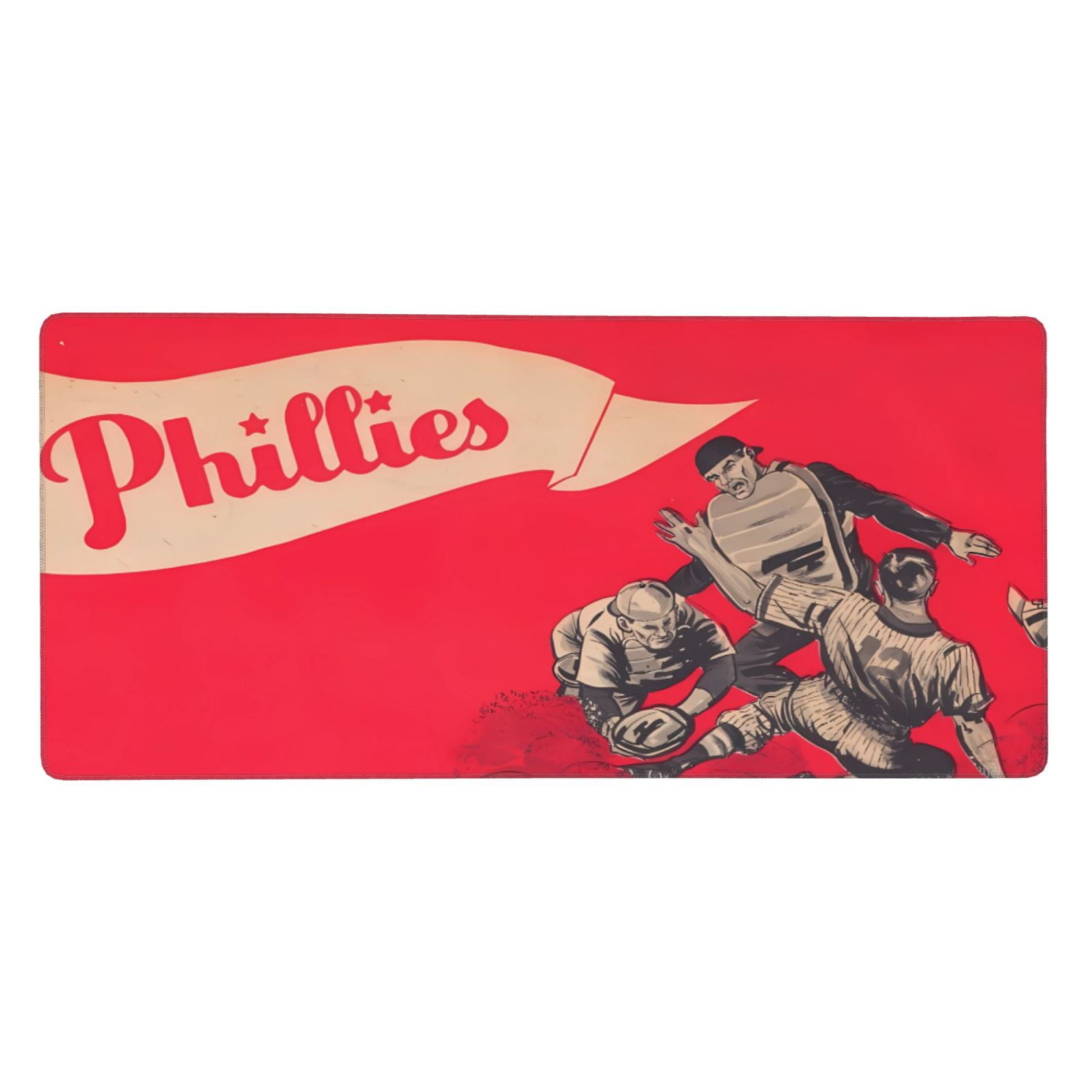 Phillies Baseball Team Custom Thick Keyboard Mat 16x35.5 Inch, Extra ...