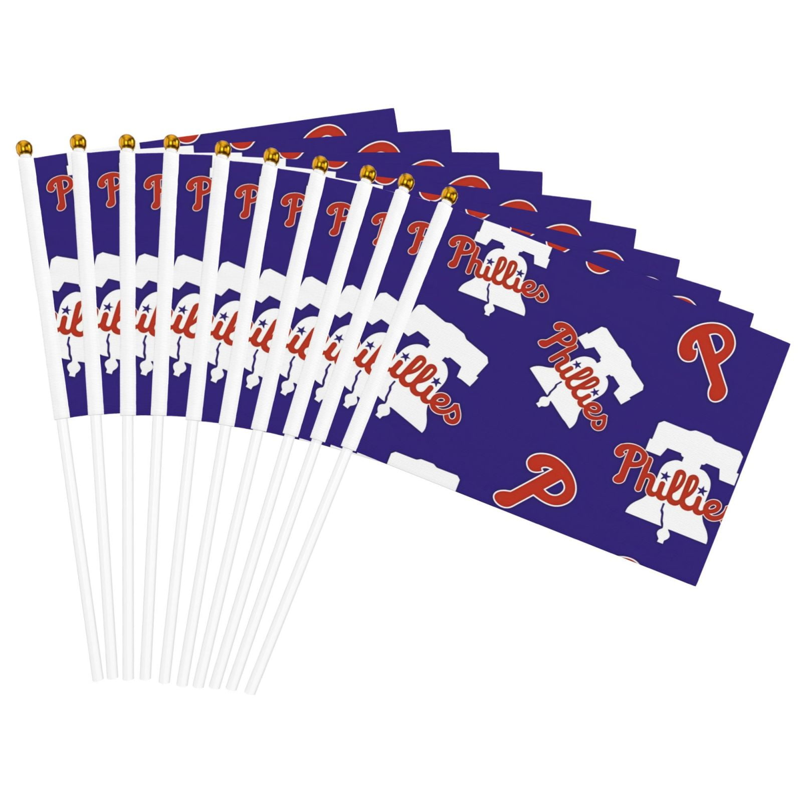 Phillies Baseball Team Double Sided Hand Waving Flag(Pack of 6 or 10 ...