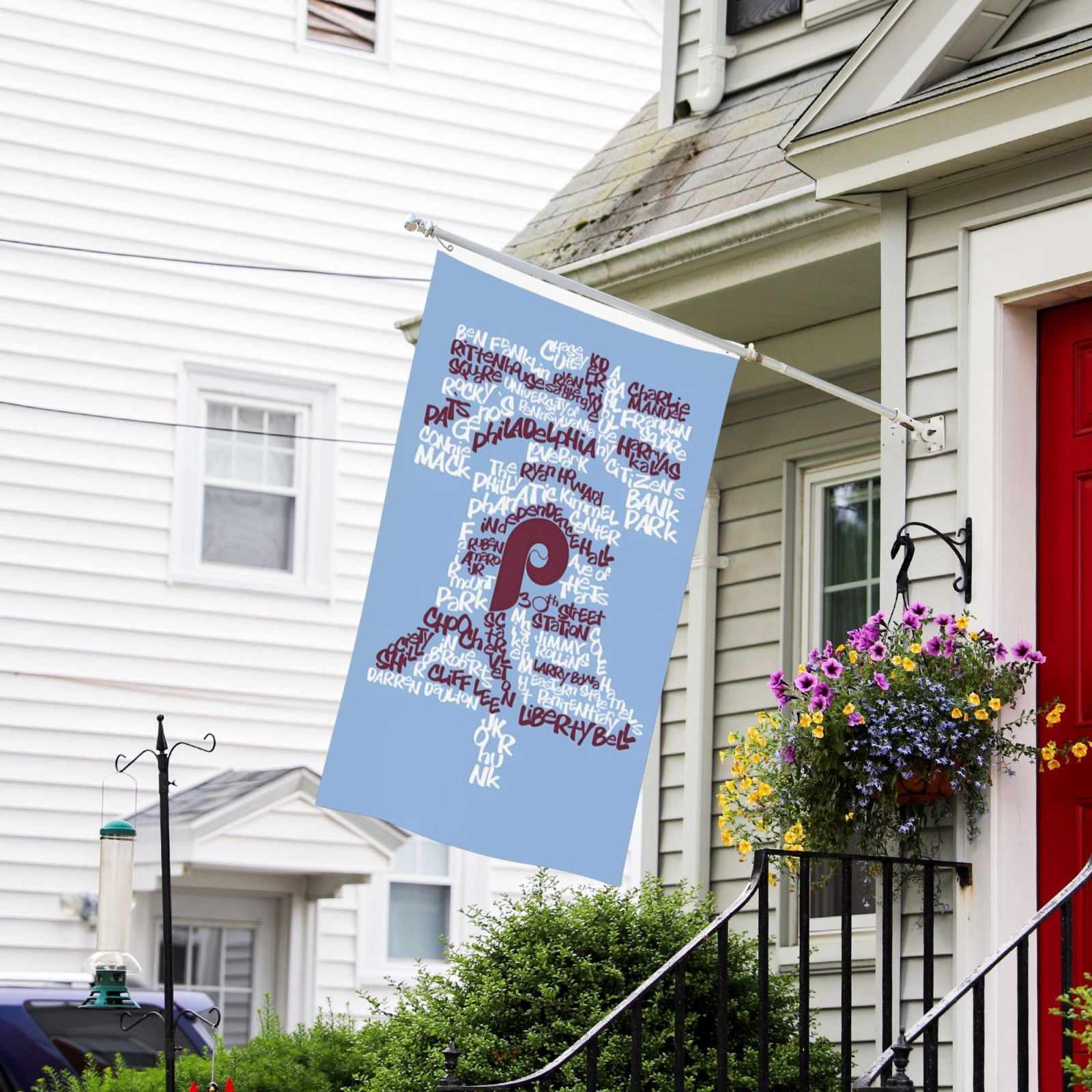 Phillies Baseball Team Garden Flag 3x5FT Indoor Outdoor Decorative ...