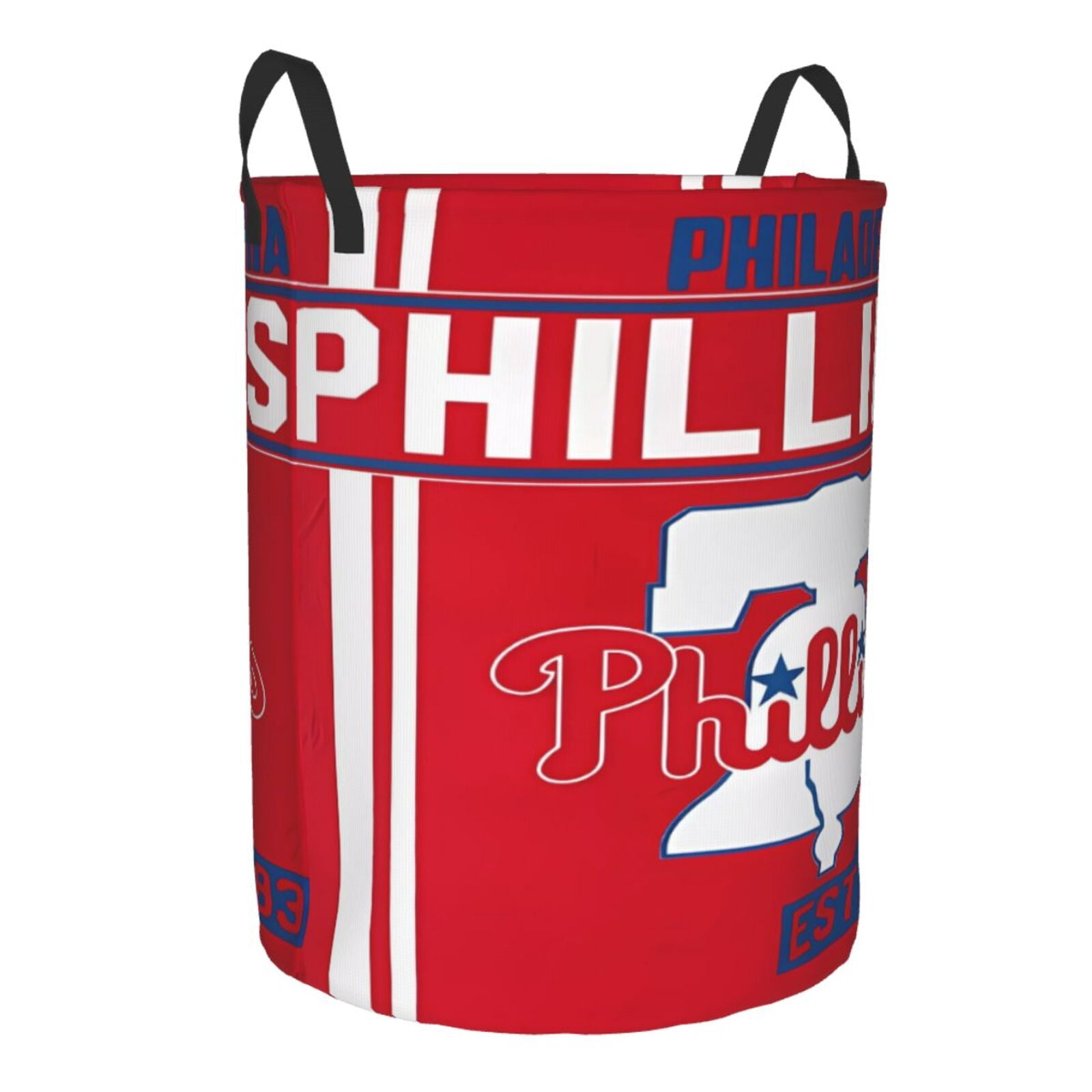Phillies Baseball Team Round Single Layer Laundry Basket, Cute Boys ...