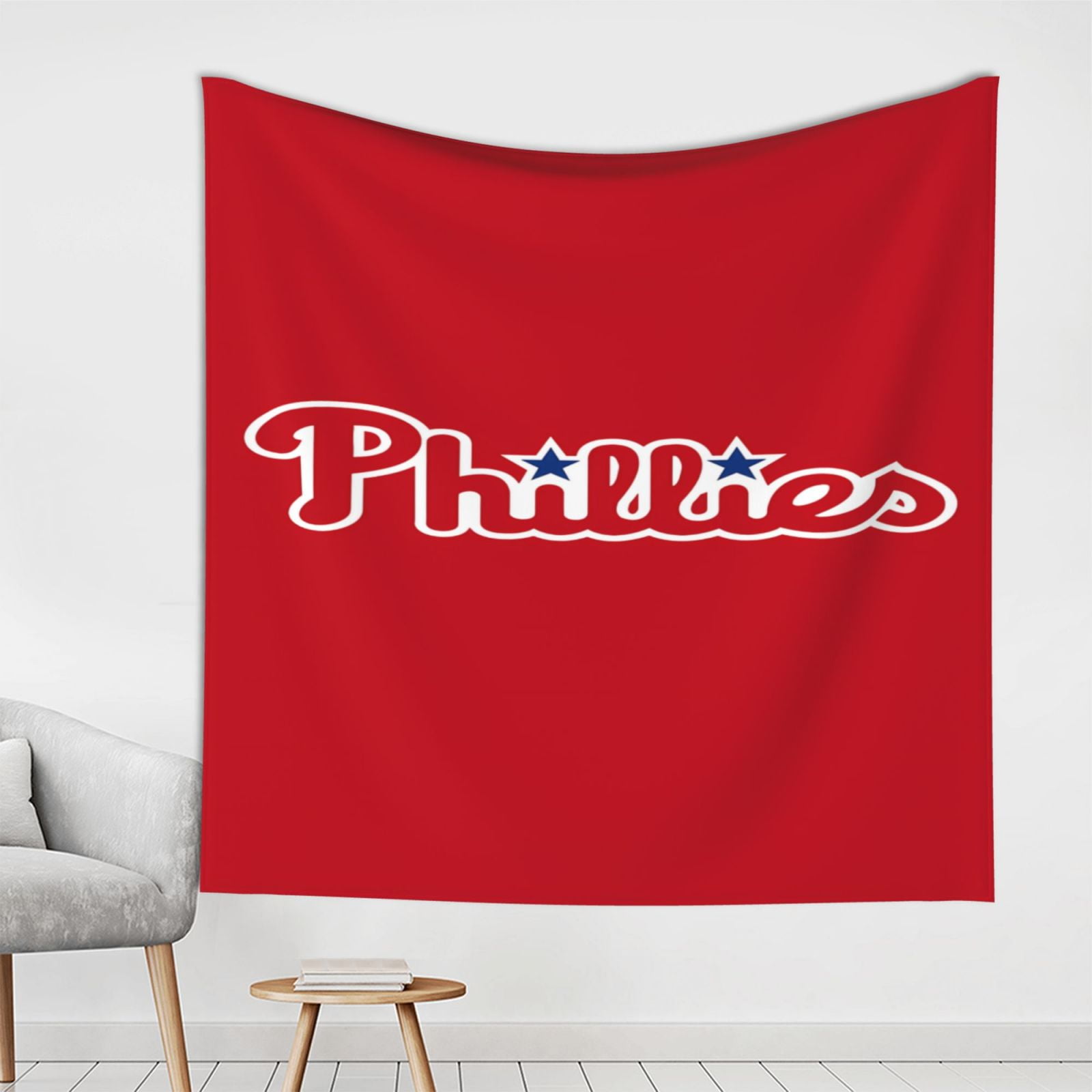 Phillies Baseball Team Themed Wall Hanging 59x59 Inches, Luxurious ...