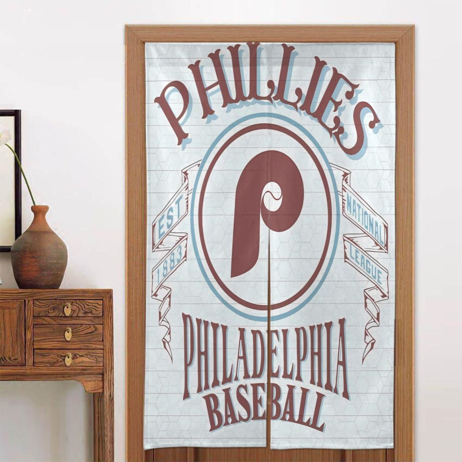 Phillies Baseball team gate decoration banner, privacy blackout storm ...